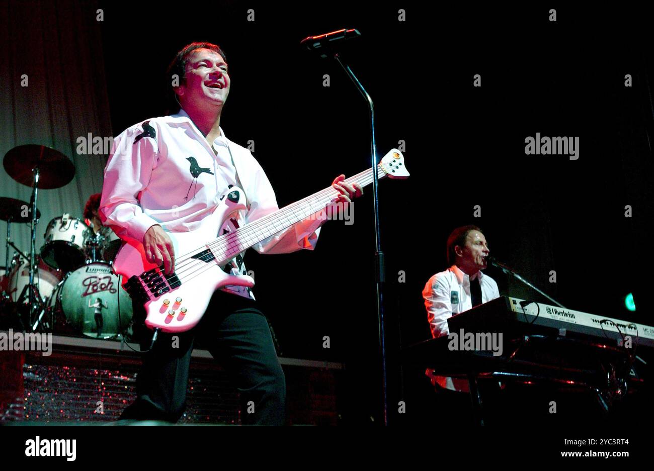 Milan Italy 29/10/2004: Red Canzian,bassist of the Italian rock pop ...