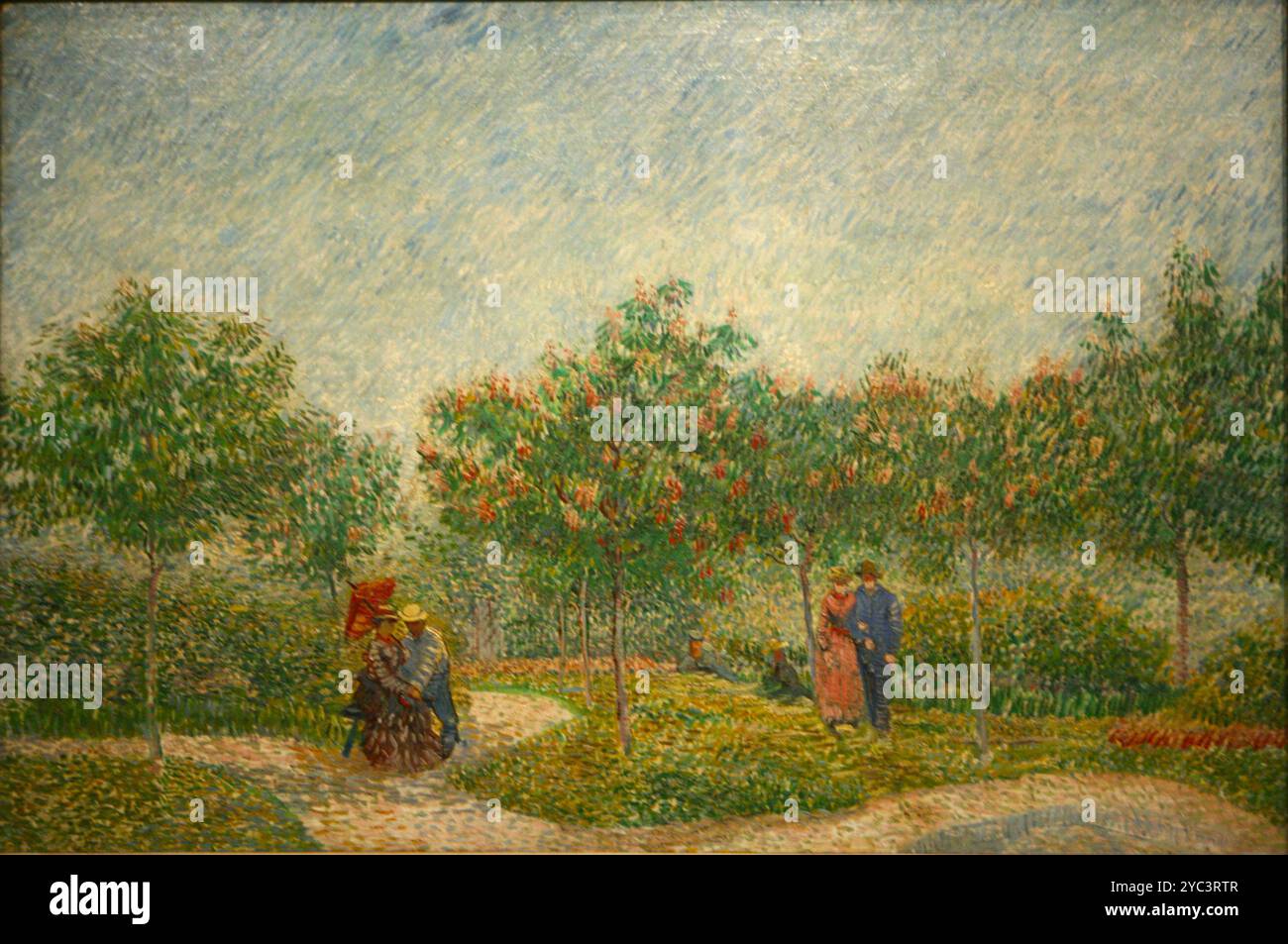 Square St Pierre Garden with courting couples Vincent van Gogh 1887 ...