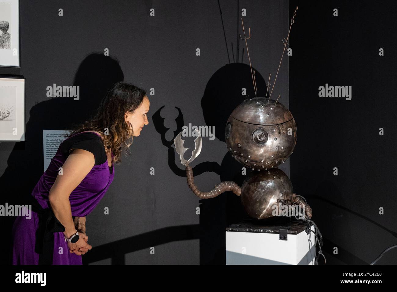London, UK. 21 October 2024. A staff member views 'Robot Boy', 2009 ...