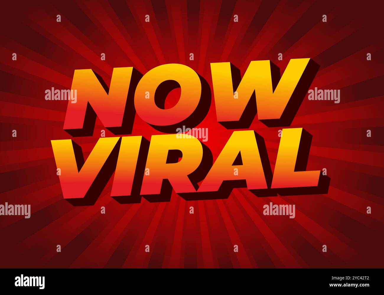 Now viral. Text effect design for social media in 3D style and modern ...