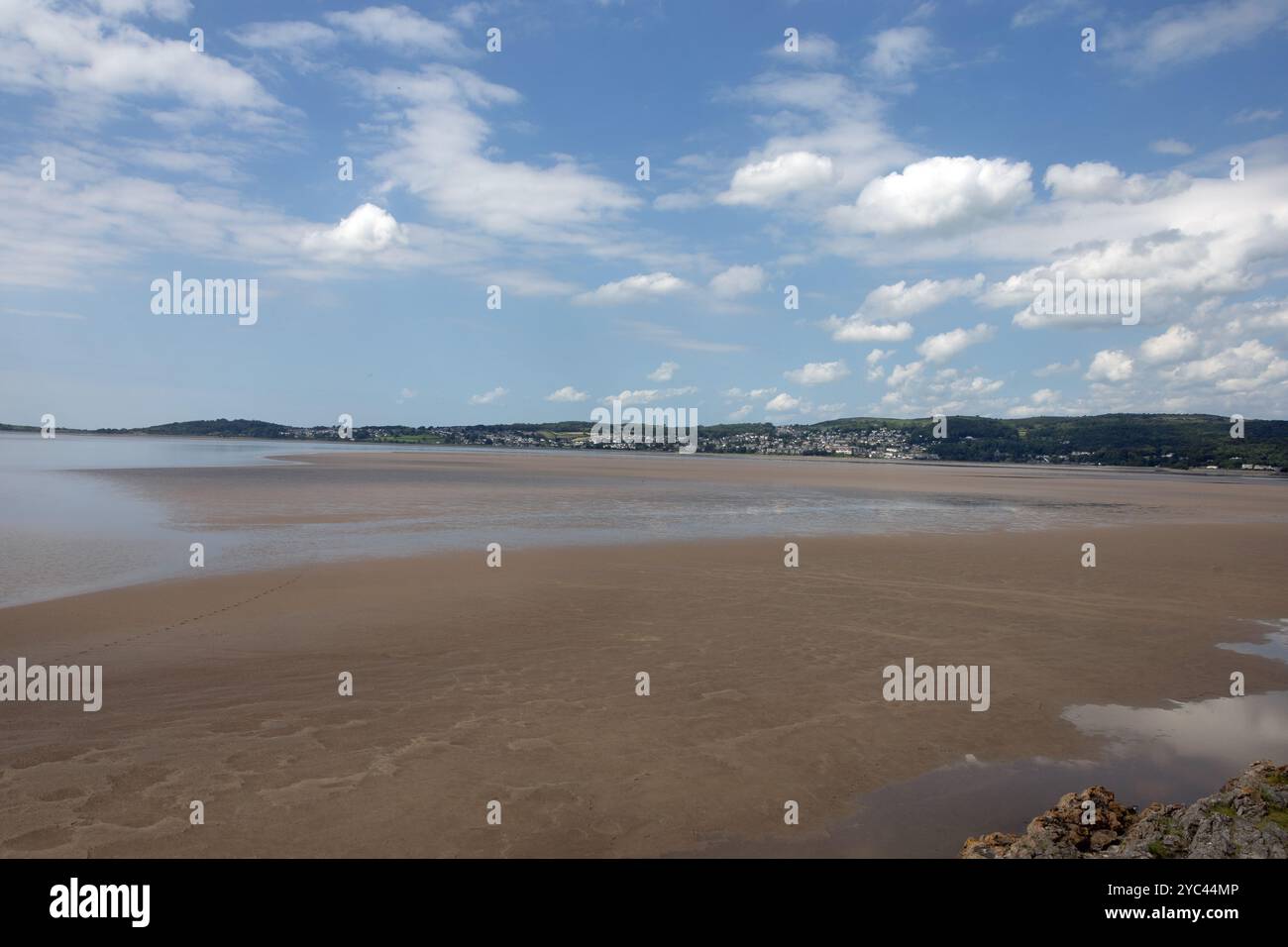 The River Kent Estuary a view Arnside and Morecambe Bay Westmorland and ...
