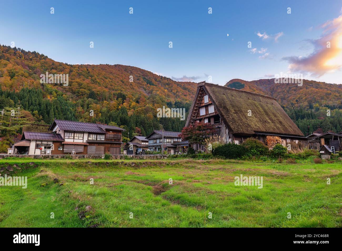 Shirakawago village Gifu Japan, Historical Japanese traditional Gassho ...