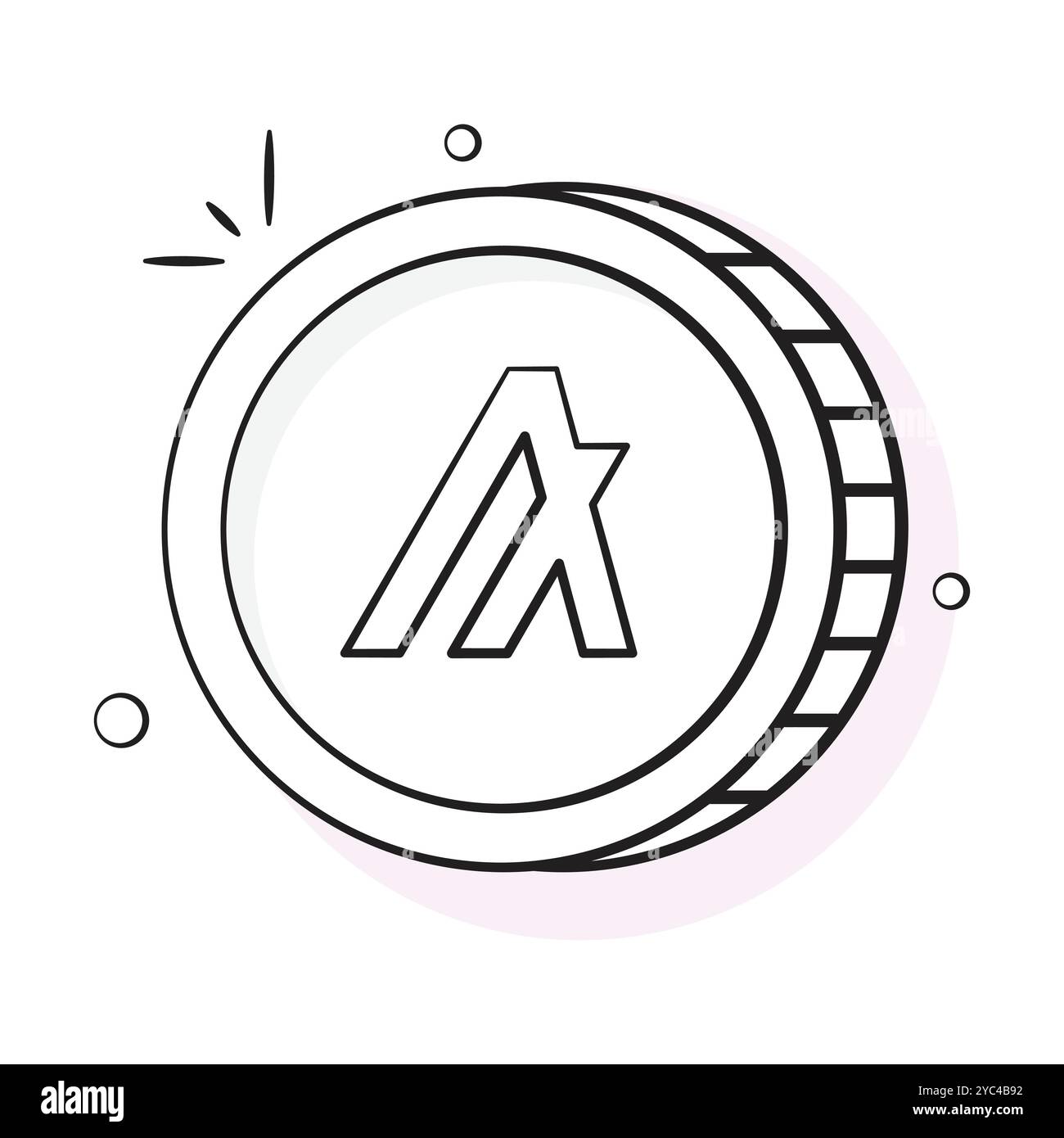 Well designed icon of Algorand coin, cryptocurrency coin vector design ...