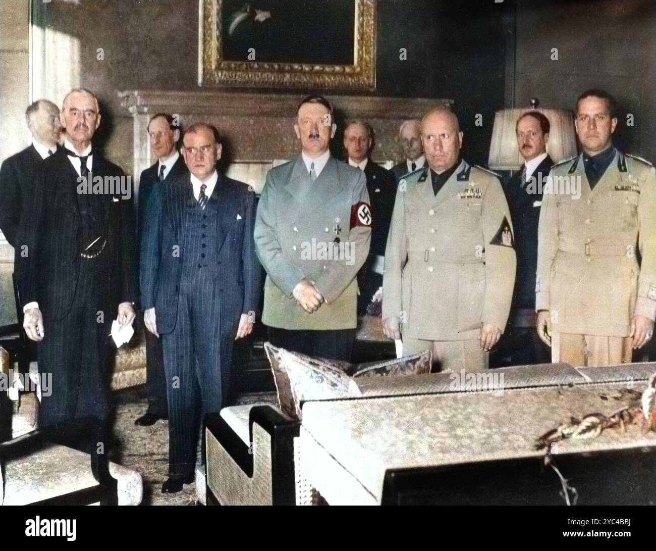 Hitler and mussolini hi-res stock photography and images - Alamy