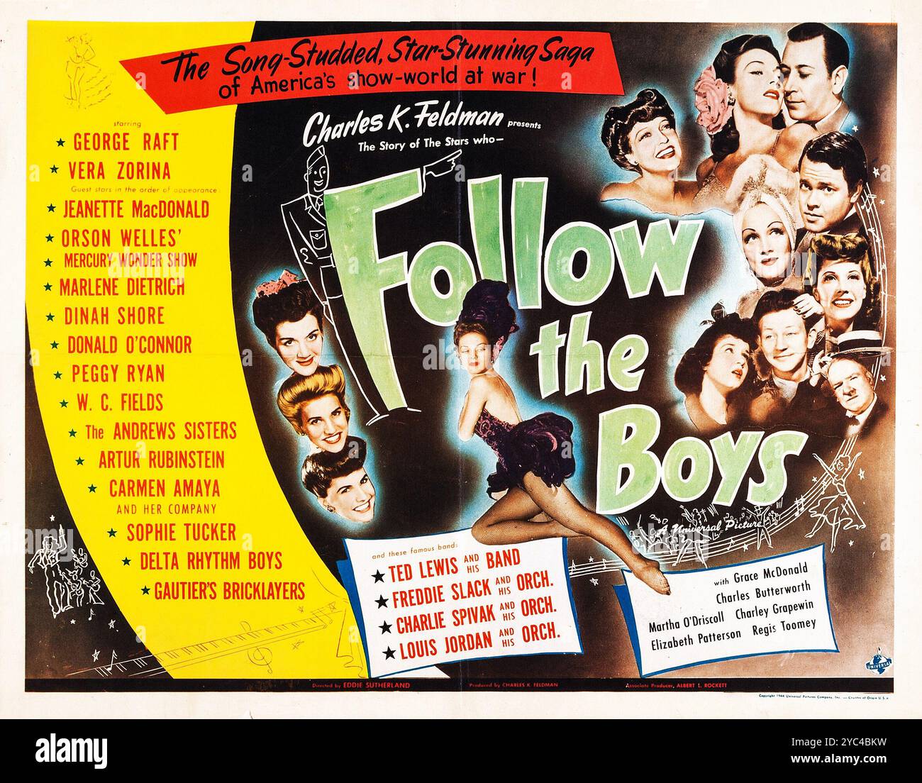 Charles K. Fledman presents Follow the Boys (Universal, 1944). Half ...