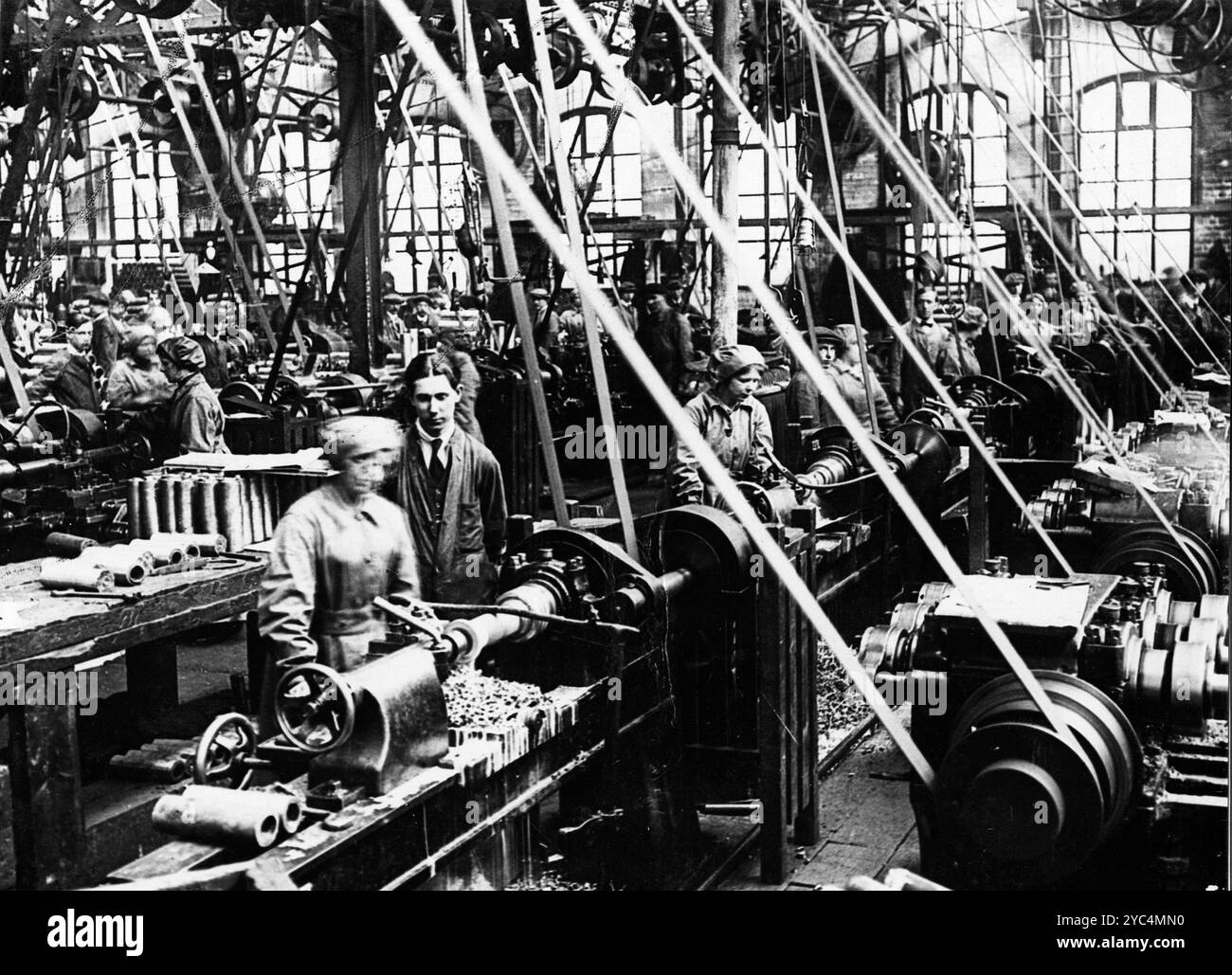 Archive photograph of Sir Robert Hadfield's munitions factory in ...