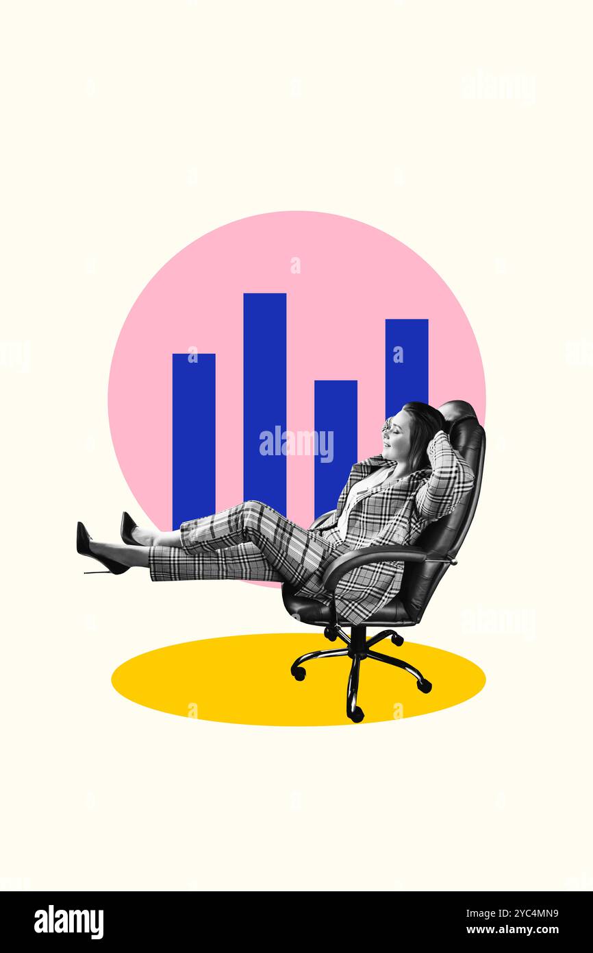 Composite trend artwork sketch photo collage of young lady ...