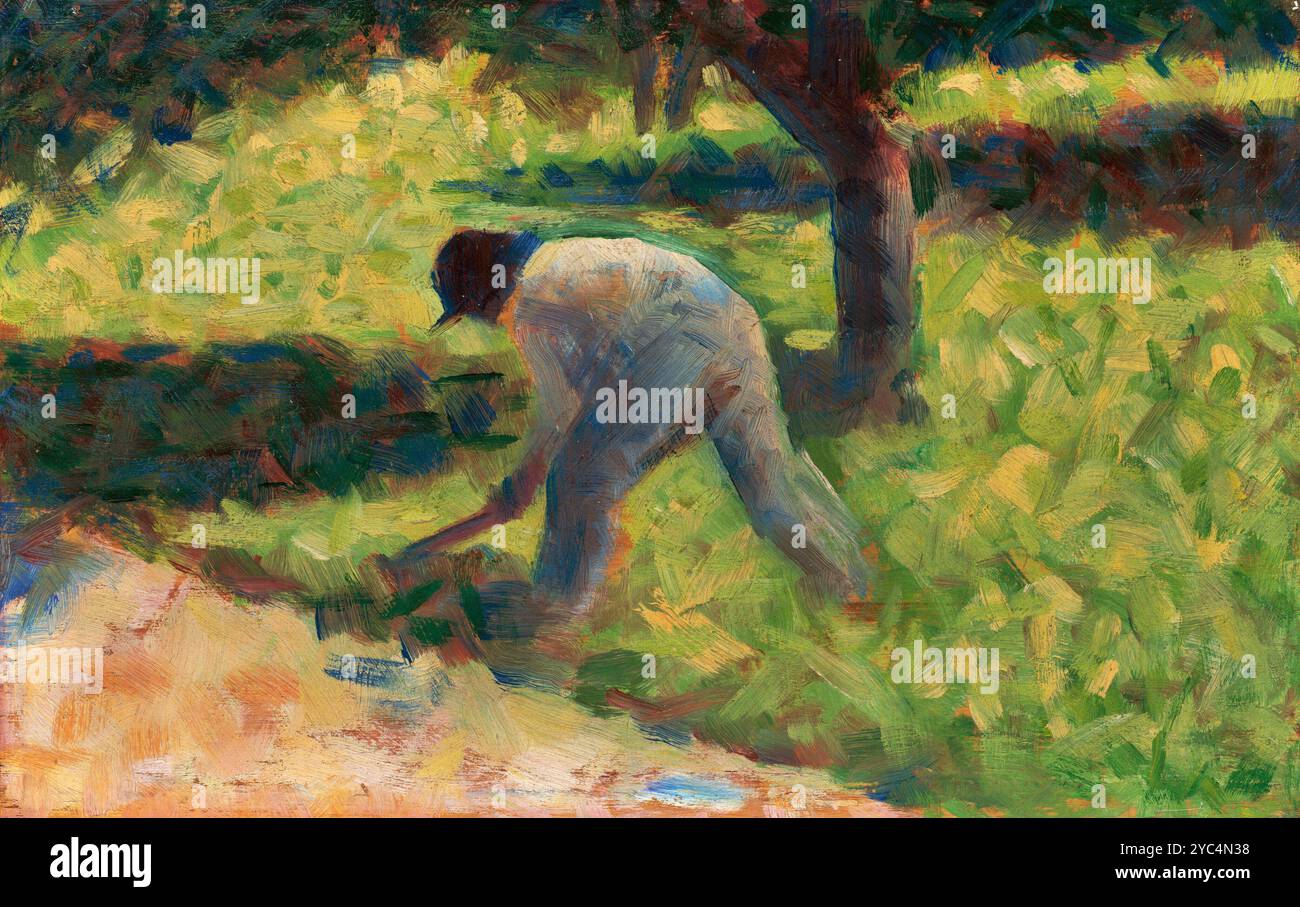 Peasant with a hoe hi-res stock photography and images - Alamy