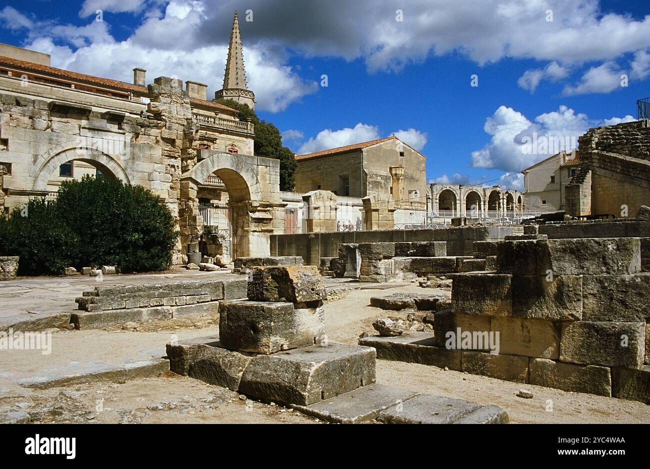 Remains ancient roman theatre hi-res stock photography and images - Alamy