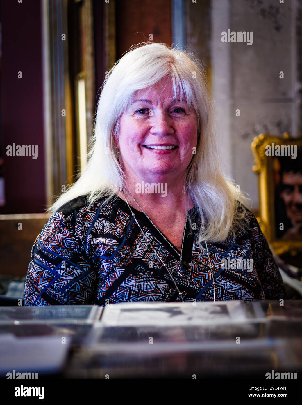 Dark Shadows actor Sharon Lentz photographed during the Dark Shadows ...