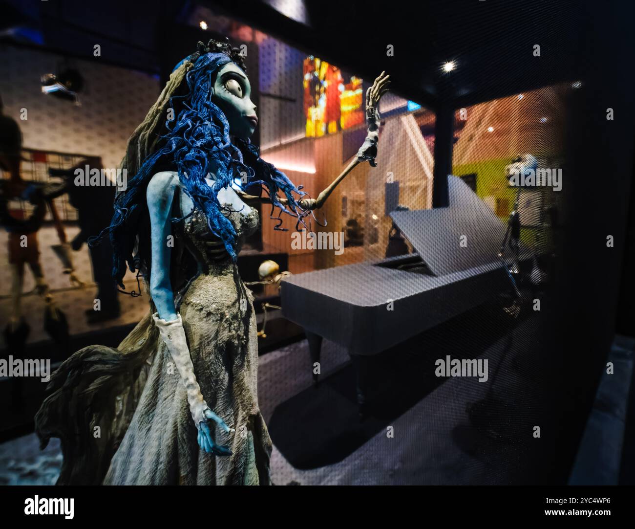 Models from Corpse Bride, a 2005 gothic stop-motion animated musical ...