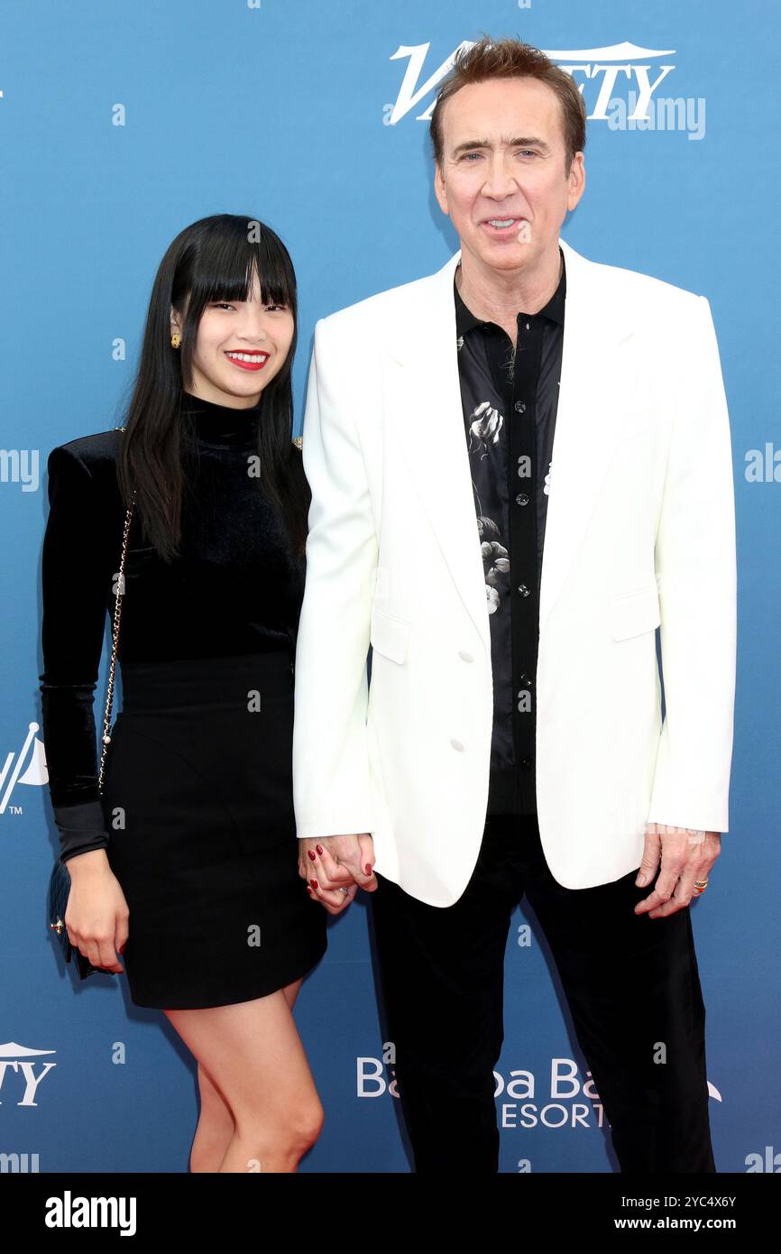 LOS ANGELES - OCT 20: Riko Shibata, Nicolas Cage at the Newport Beach ...