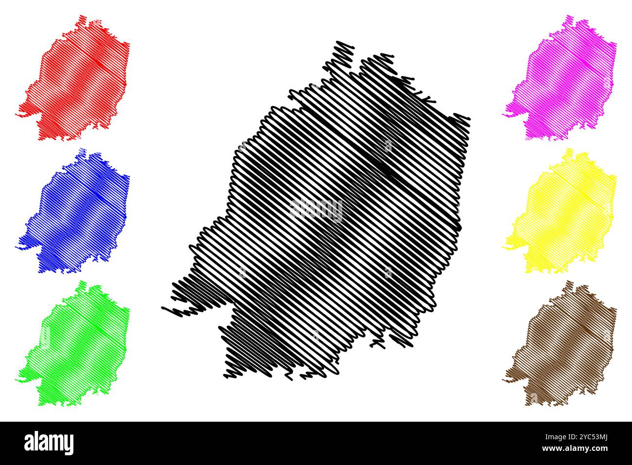 Nillumbik map hi-res stock photography and images - Alamy