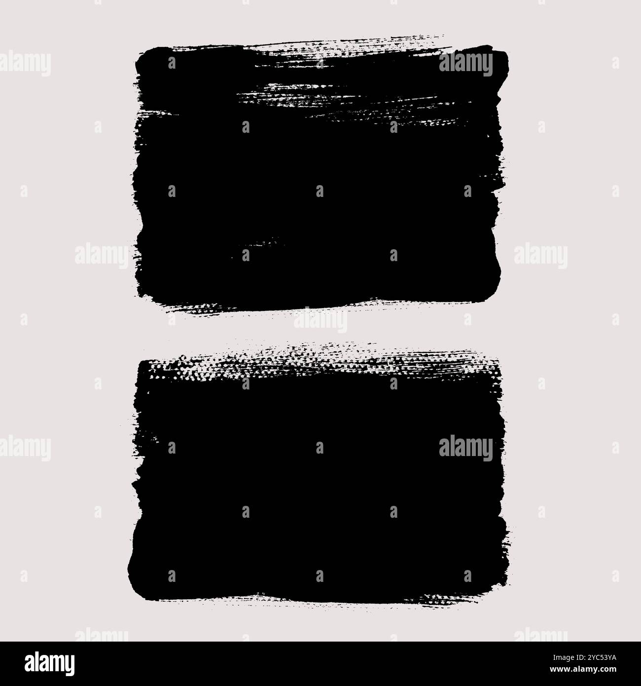 Brush stroke backgrounds. Vector rectangles Stock Vector Image & Art ...