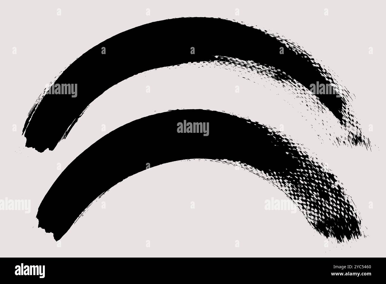 Brush stroke vector. Painted curves Stock Vector Image & Art - Alamy
