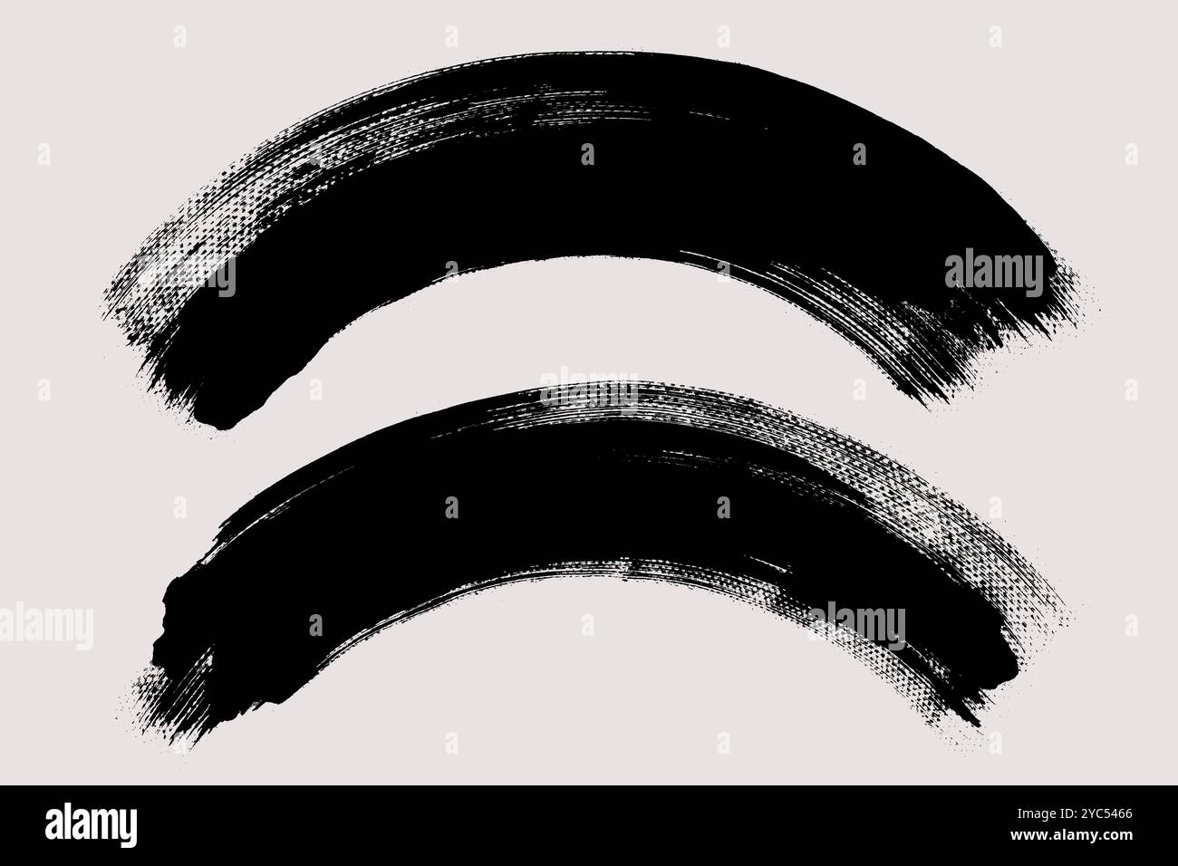 Brush stroke vector. Painted curves Stock Vector Image & Art - Alamy
