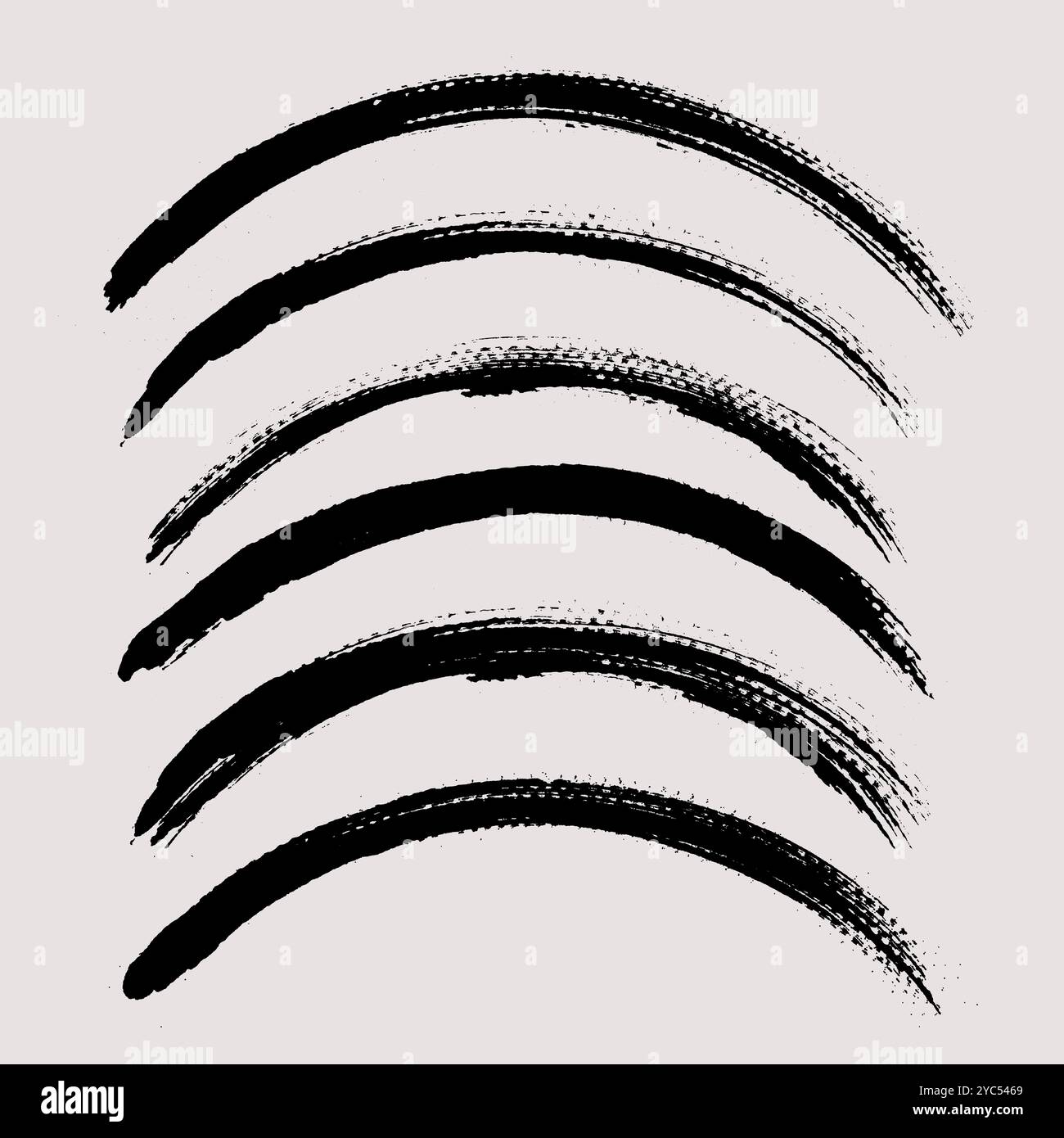 Brush stroke vector. Painted curves Stock Vector Image & Art - Alamy