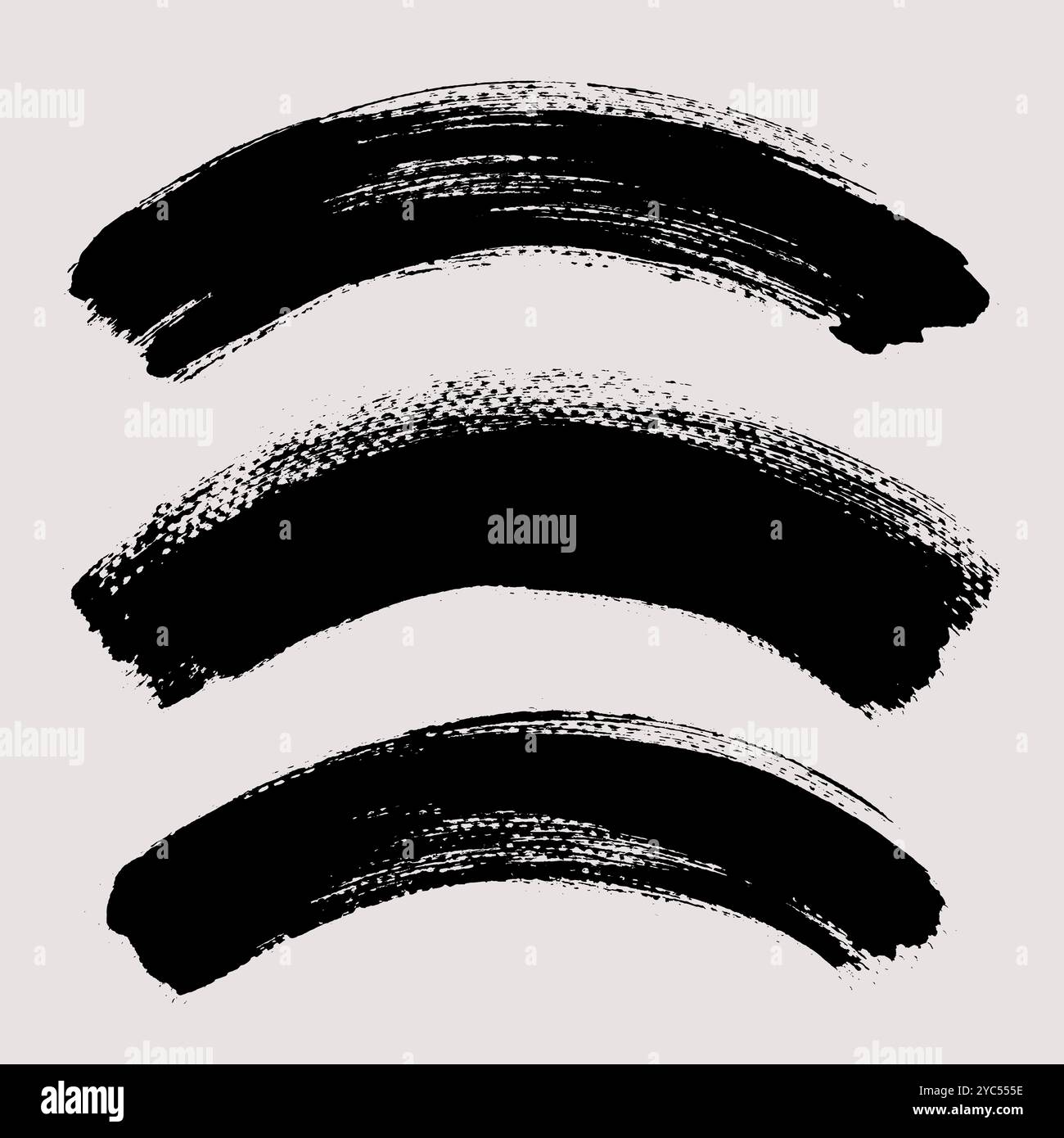 Brush stroke vector. Painted curves Stock Vector Image & Art - Alamy