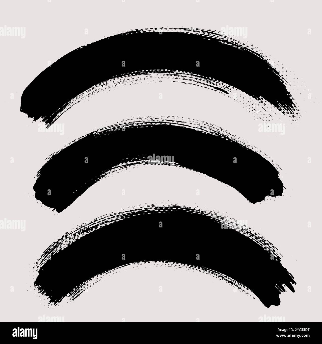 Brush stroke vector. Painted curves Stock Vector Image & Art - Alamy