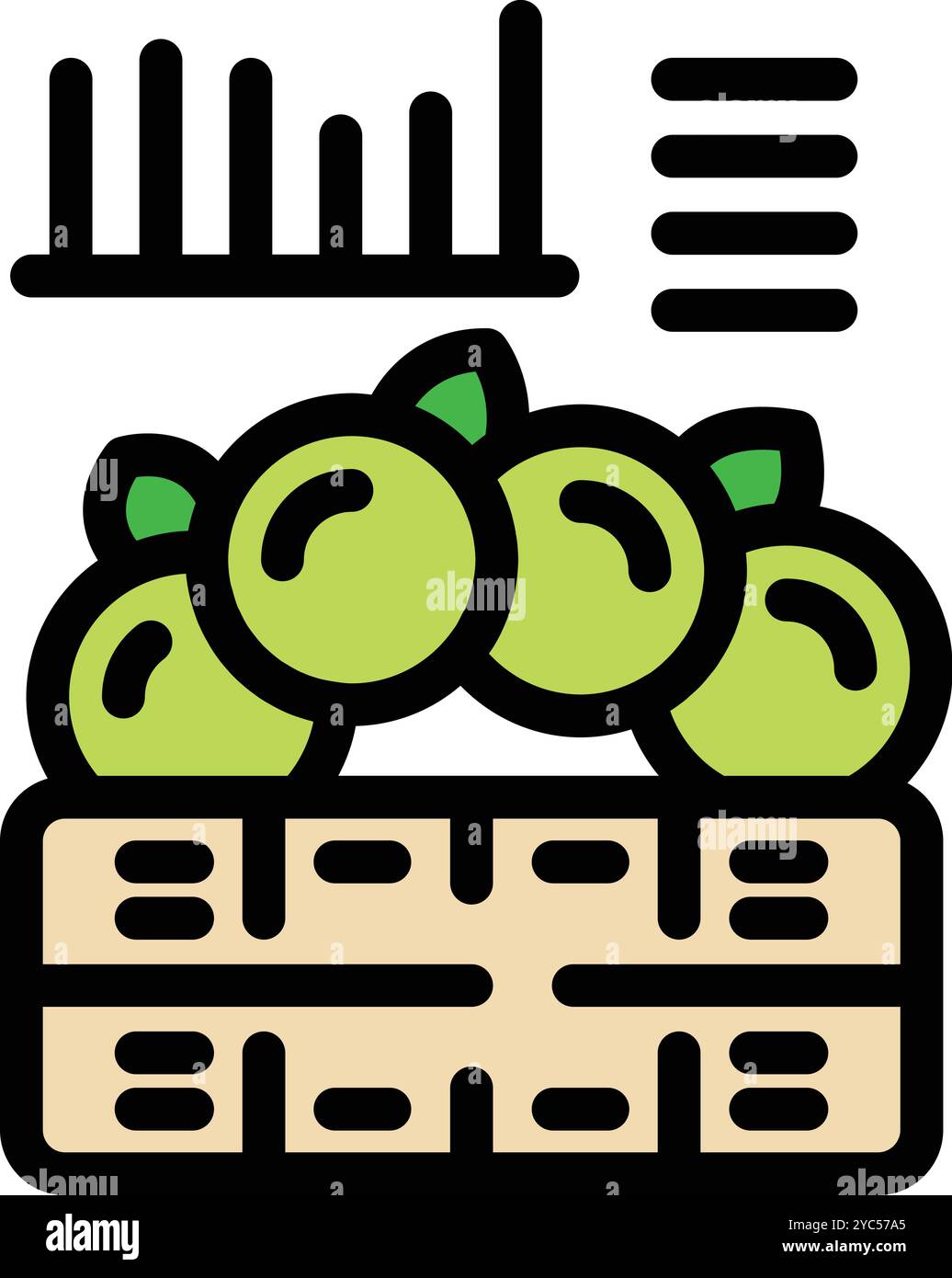 Apple charts Stock Vector Images - Alamy