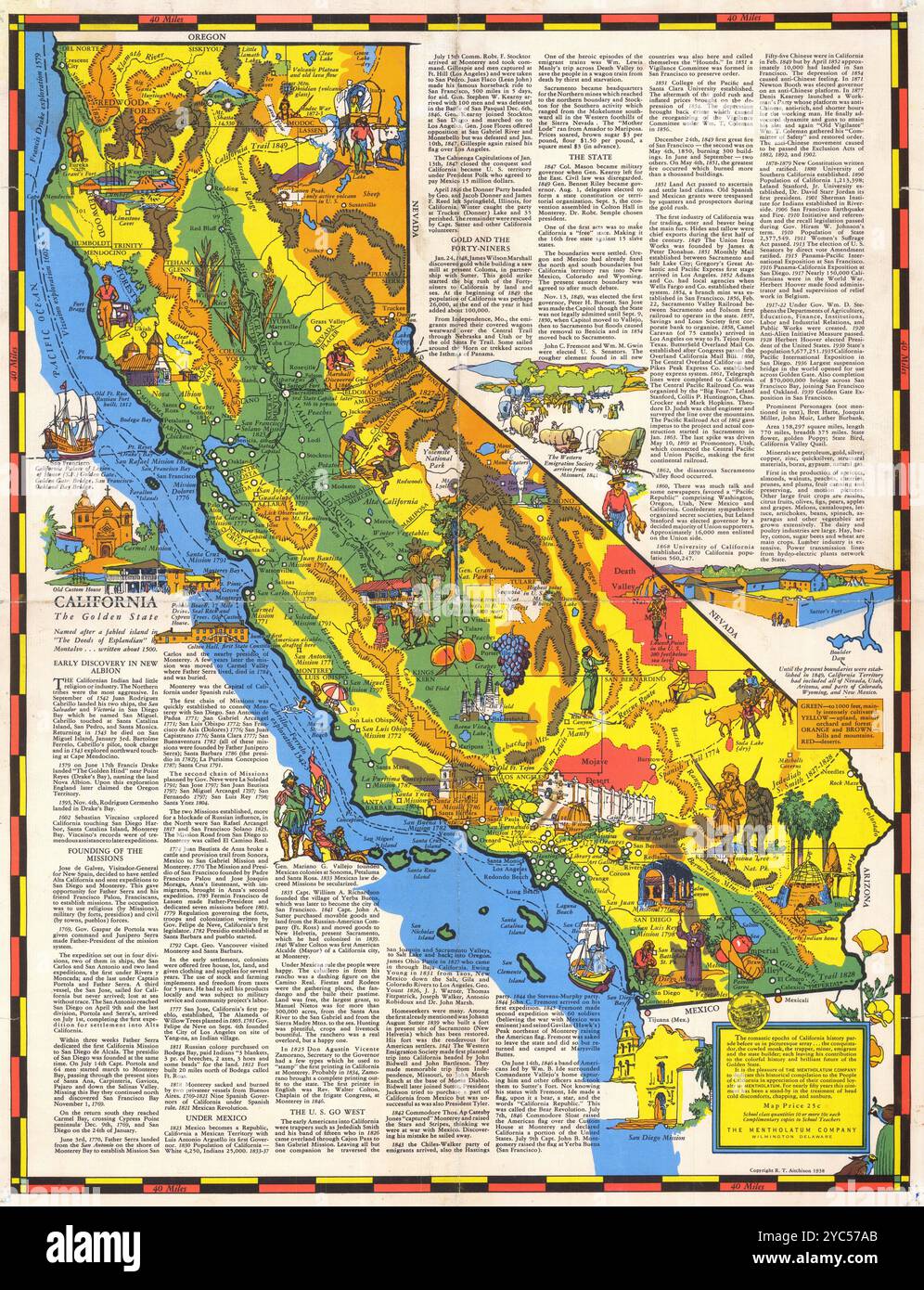 Old maps california hi-res stock photography and images - Alamy