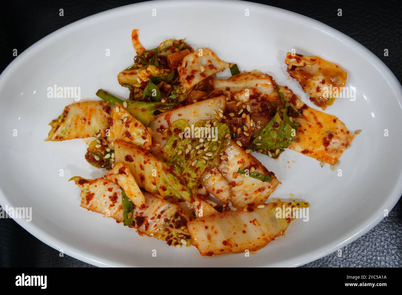 Fresh kimchi is a type of kimchi made by immediately seasoning ...
