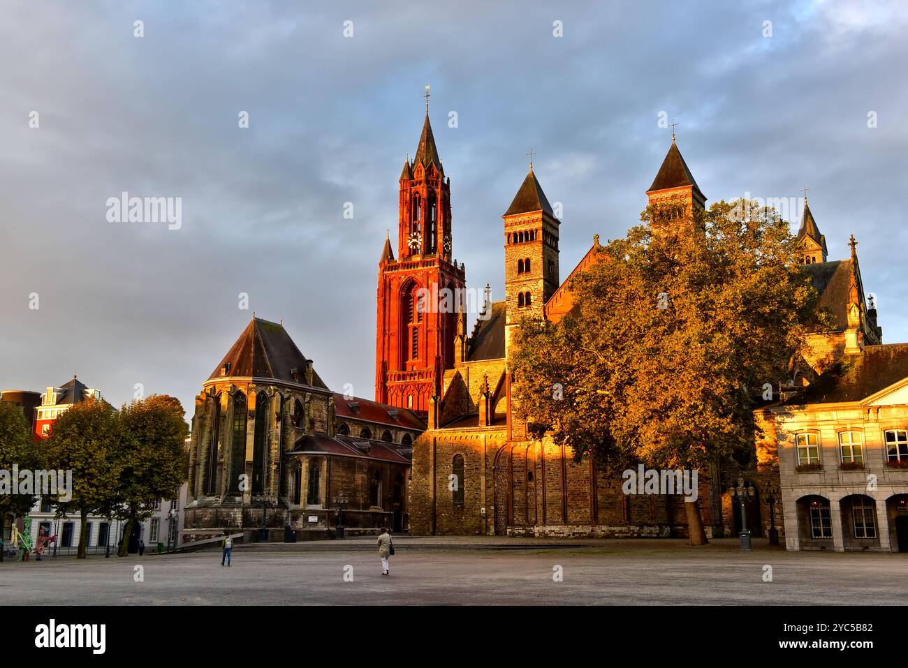 13th Century Protestant Sint-Janskerk and Catholic Basilica of Saint ...