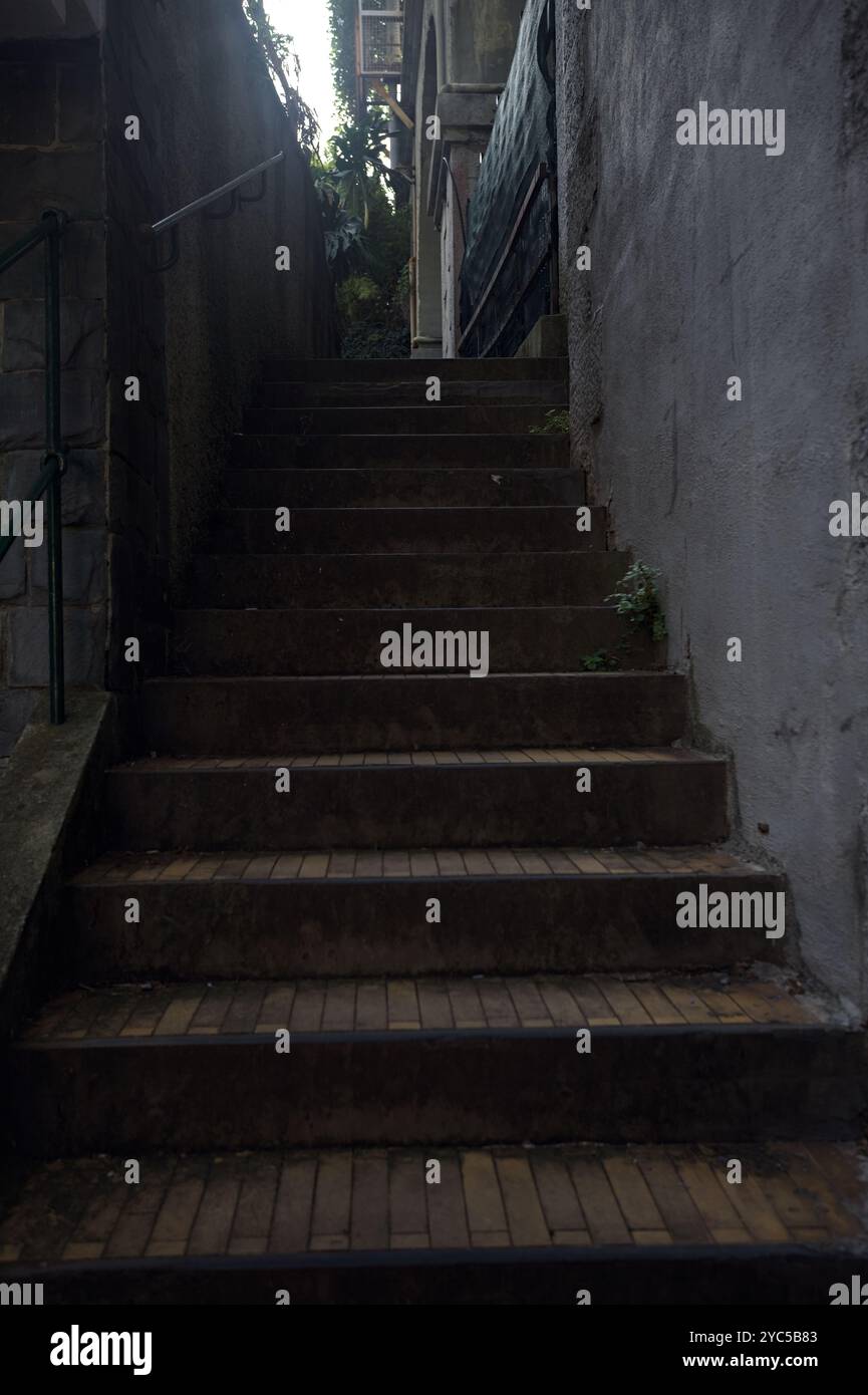Narrow stairs made stone hi-res stock photography and images - Alamy