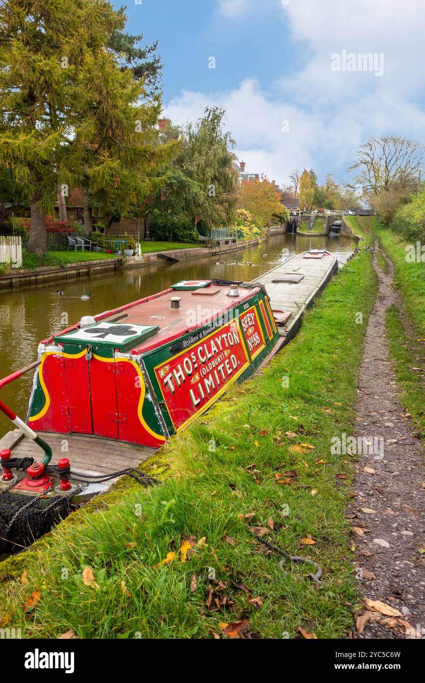Canal narrowboat Spey part of the onetime fleet of canal carrying ...