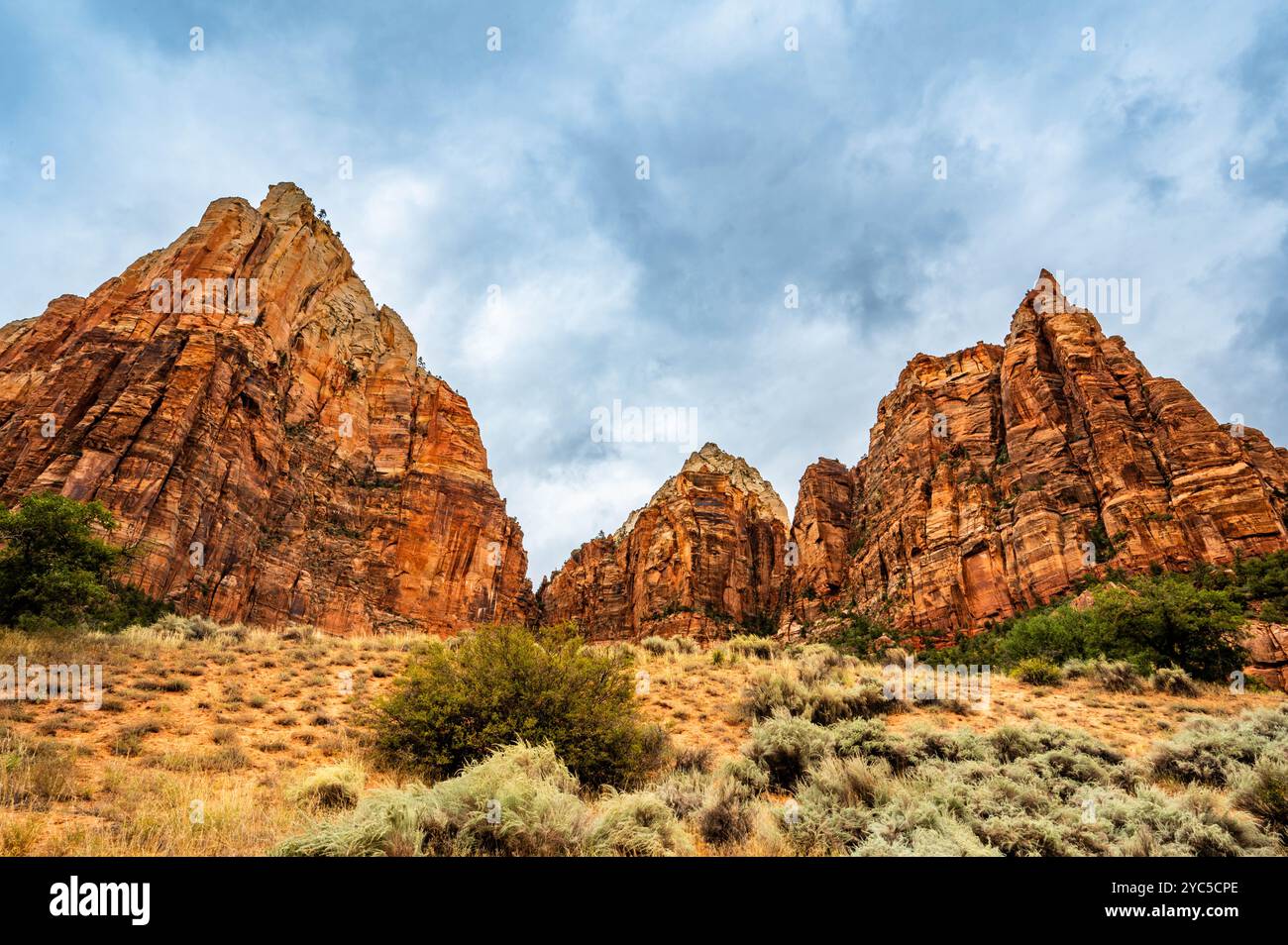 Zion National Park Emerald Pool hike in fall of 2024 Stock Photo - Alamy
