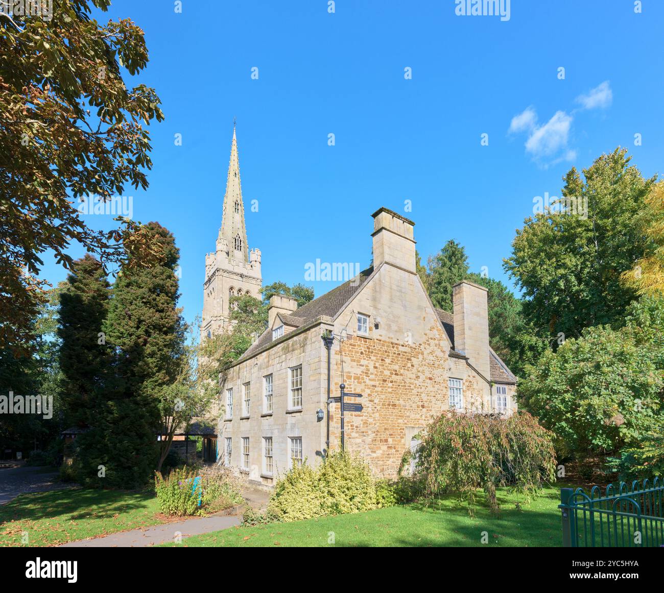 Manor House museum, Kettering, England Stock Photo - Alamy