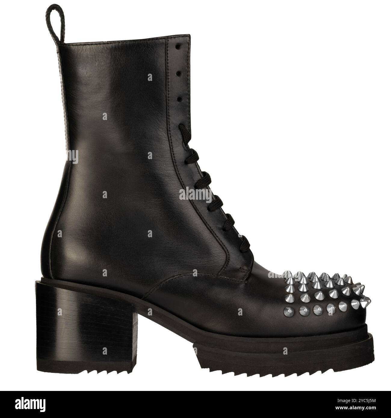 Silver spiked boot hi-res stock photography and images - Alamy