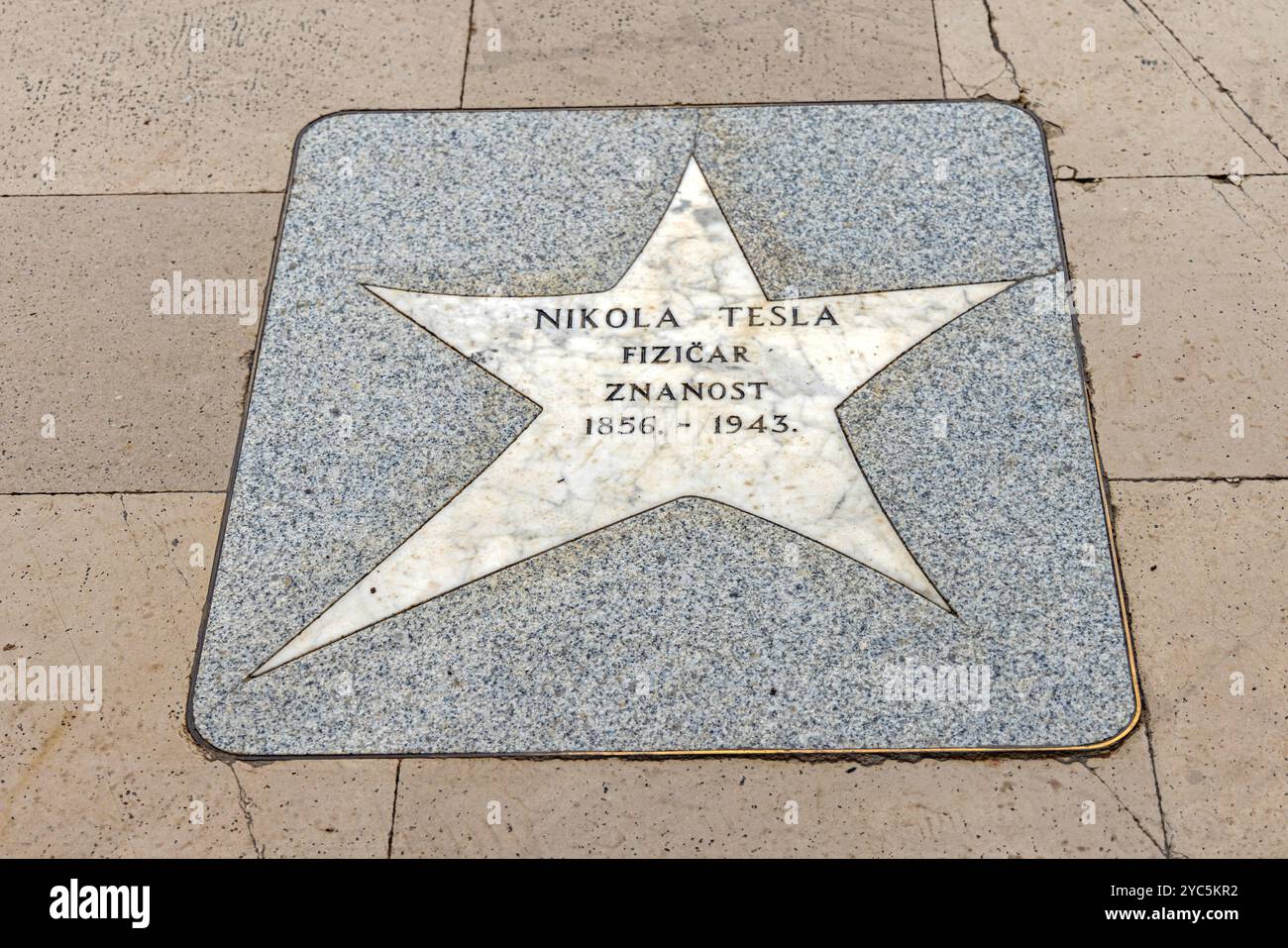 Opatija, Croatia - October 08, 2024: Famous Inventor Nikola Tesla ...