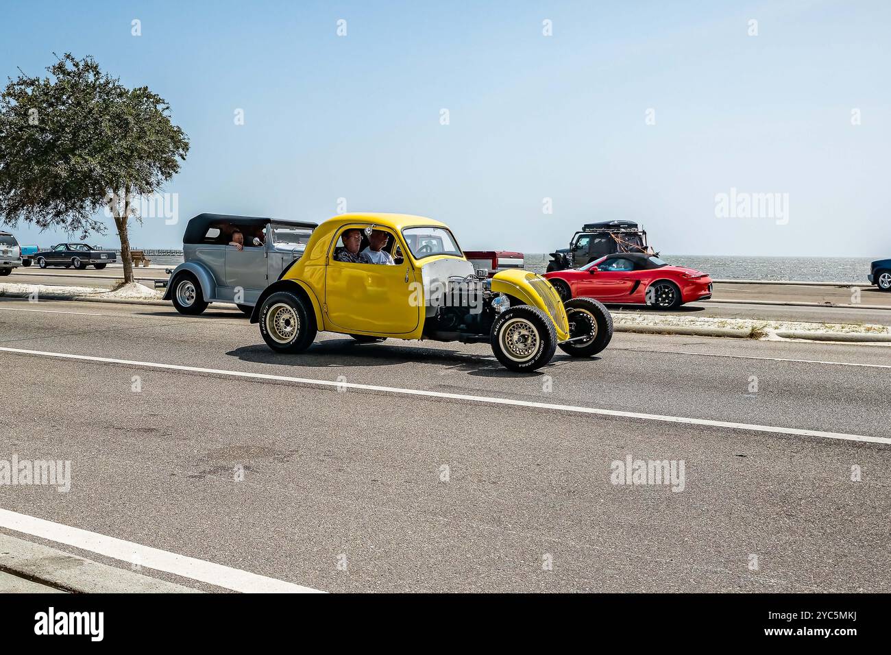 Gulfport, MS - October 04, 2023: Wide angle front corner view of a ...