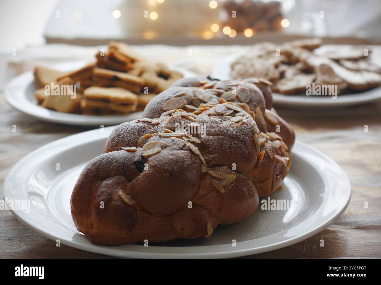 Traditional Czech and Slovak Christmas sweet plaited bread called ...
