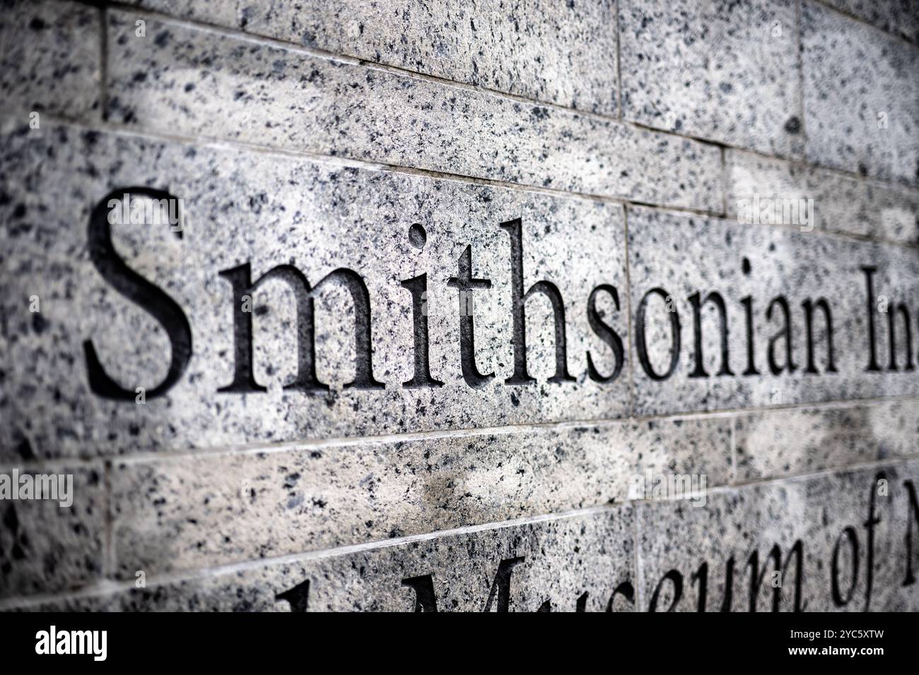 WASHINGTON DC, United States — The carved stone inscription ...