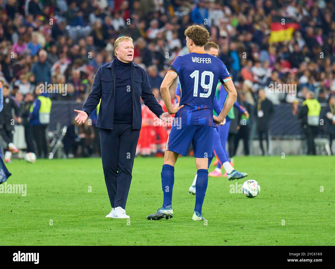 Ronald Koeman, NL Trainer Mats Wieffer, NL 19 in the UEFA Nations ...