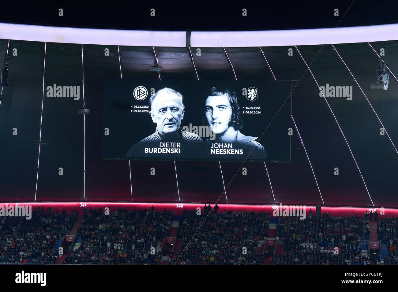 Teamphoto DFB in memorial for Dieter Burdenski and Johan Neeskens Nico ...