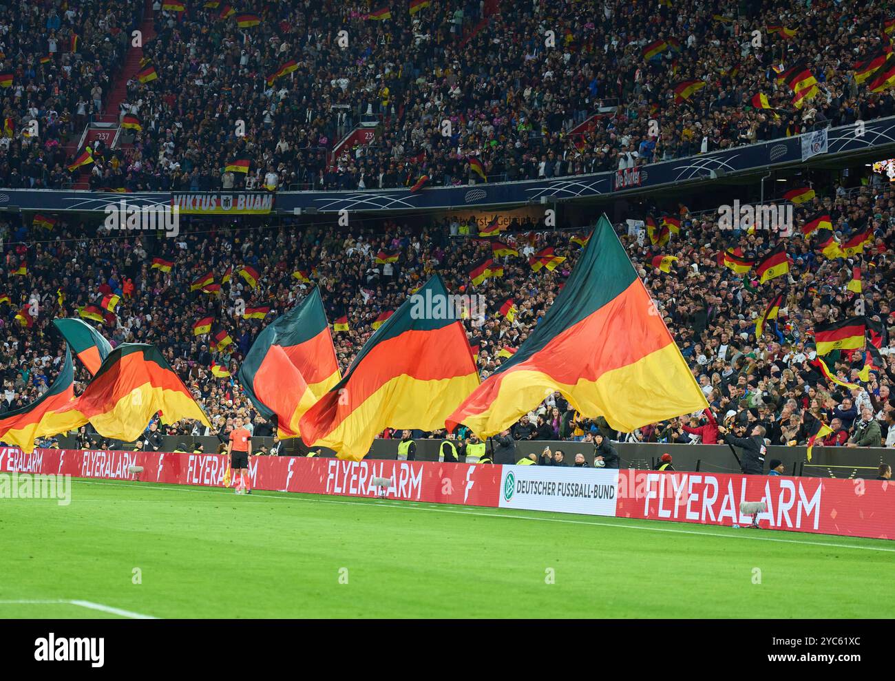 DFB fans at goal celebration in the UEFA Nations League 2024 match ...