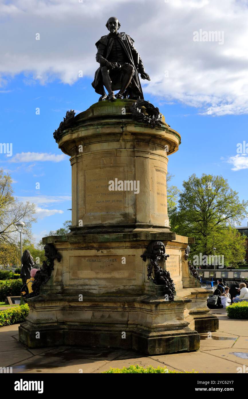 The Gower Memorial in Bancroft gardens, Stratford upon Avon ...