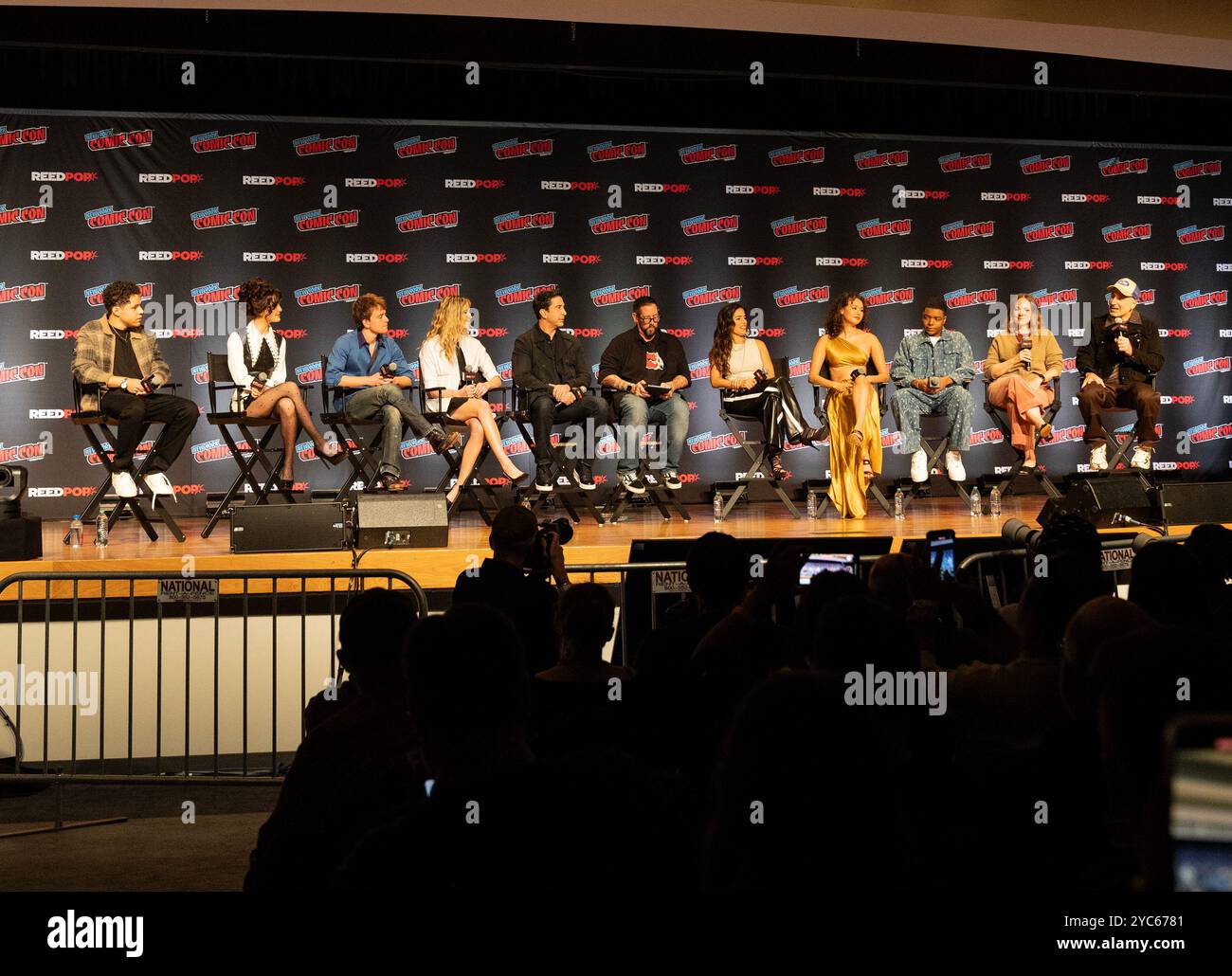 Thousands of people attend New York Comic Con at Jacob Javits Center on ...