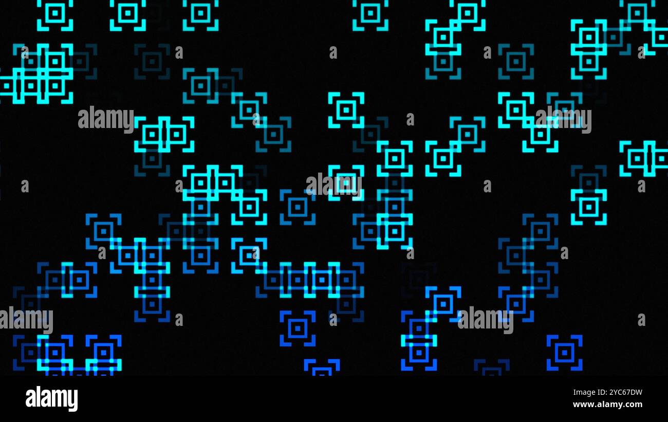 Animation vibrant abstract shape pattern hi-res stock photography and ...