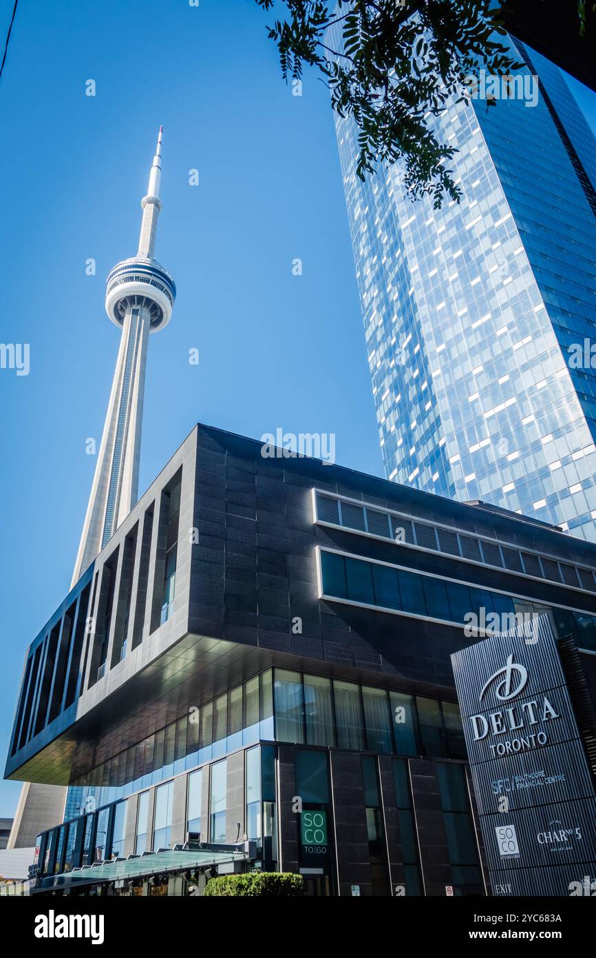 Exterior view of Delta Hotel in downtown Toronto Stock Photo - Alamy