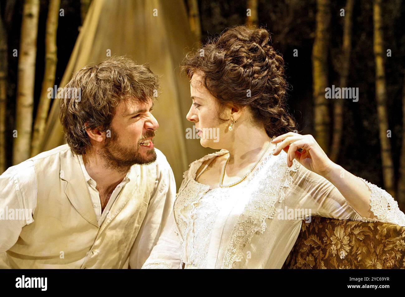 Jack Davenport (Yakov Bardin), Amanda Drew (Tatyana) in ENEMIES by ...