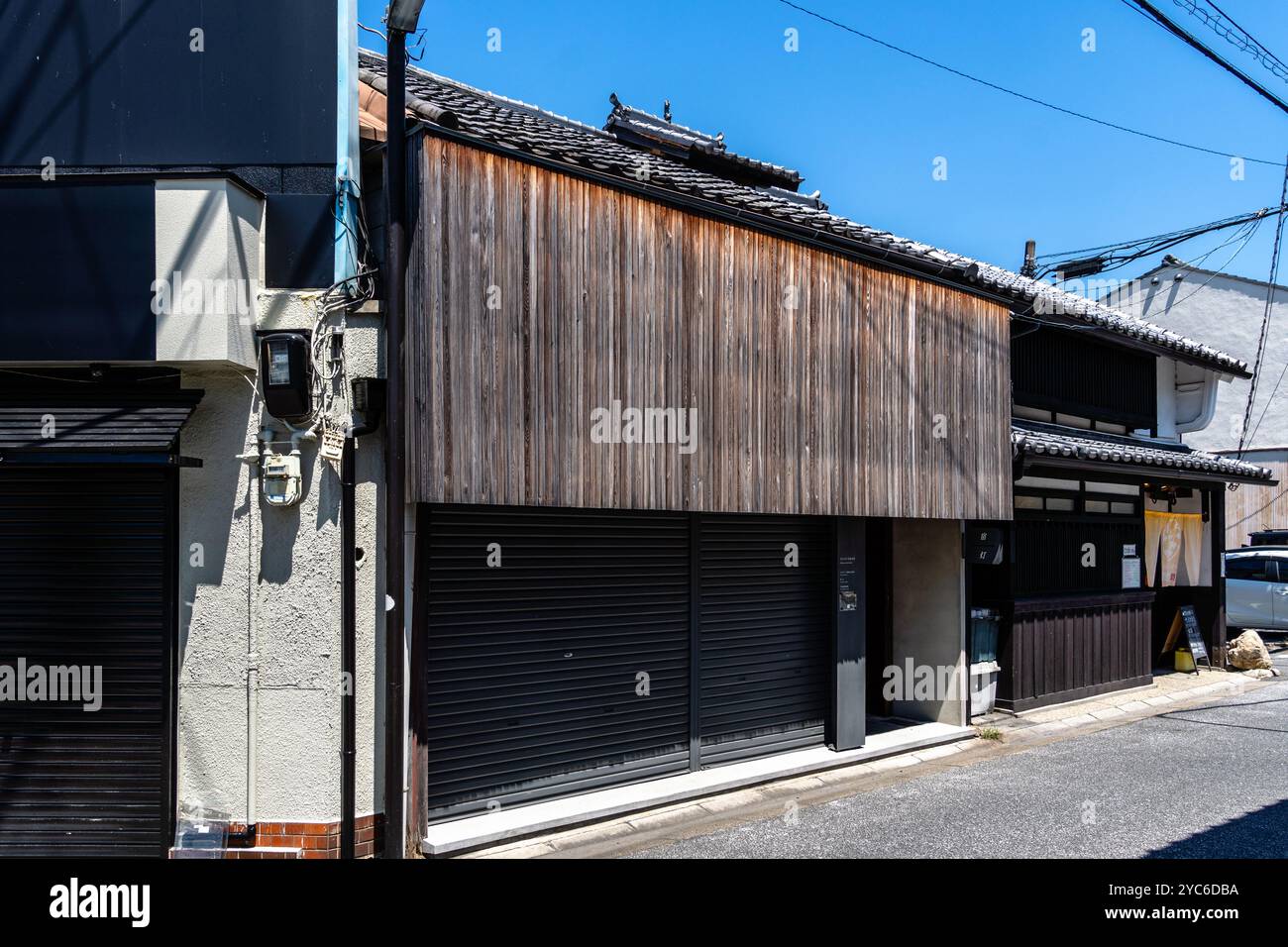 Nara, Japan - August 14, 2024: A traditional narrow street in Nara ...