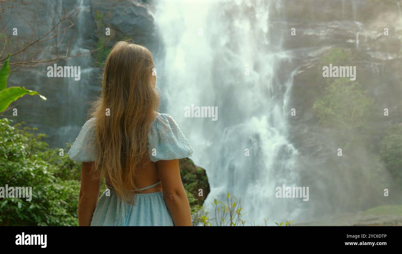 Hair waterfall hi-res stock photography and images - Alamy