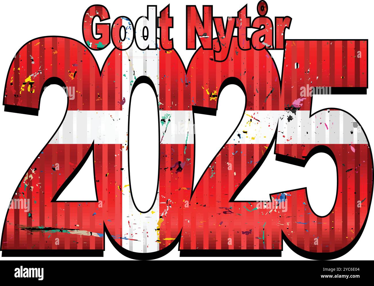 Danish new year Stock Vector Images - Alamy
