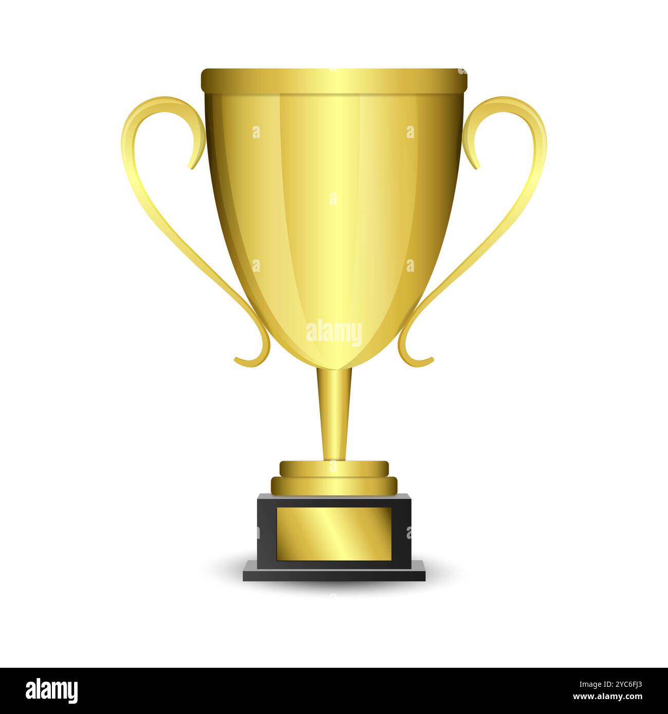 Gold cup, trophy, award isolated on transparent background Stock Photo ...