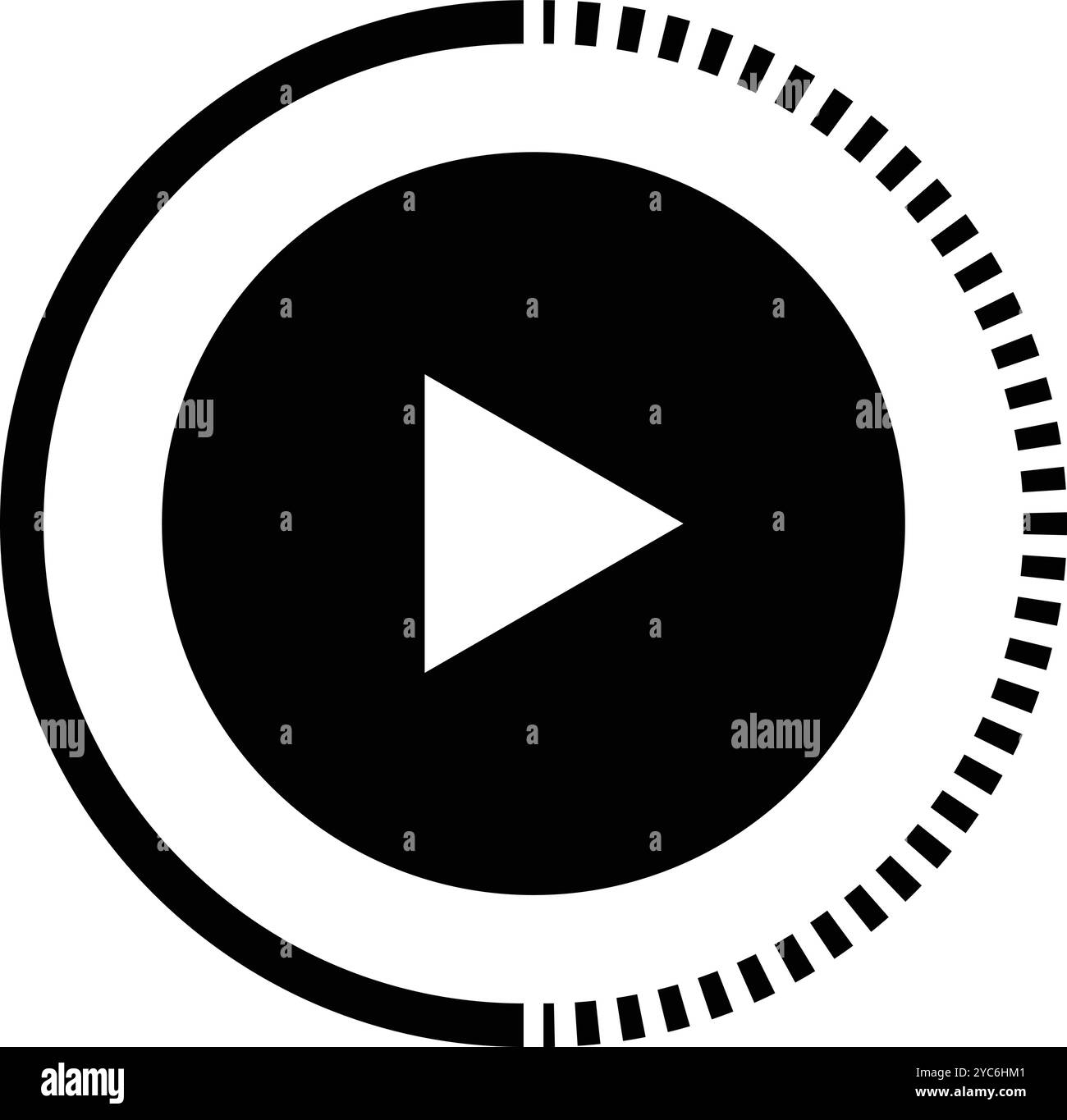 Video media player icon hi-res stock photography and images - Alamy