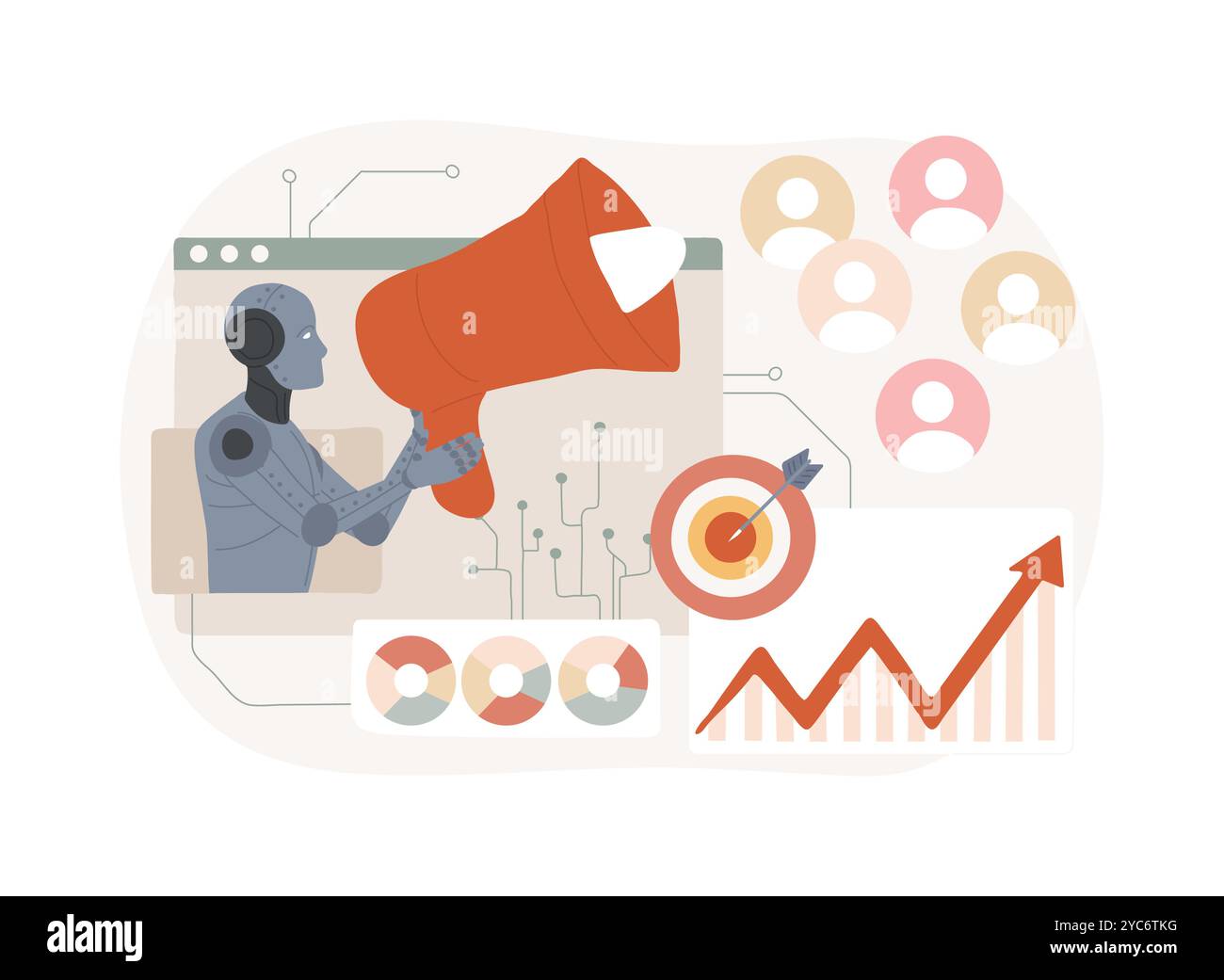 Mobile campaigns Stock Vector Images - Alamy